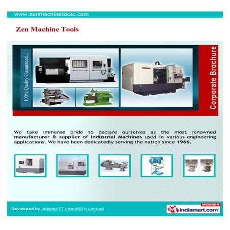 Zen Machine Tools, Chennai, Industrial Machines | PDF | Woodworking ...