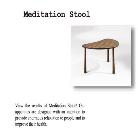 Zen meditation chair | PPT