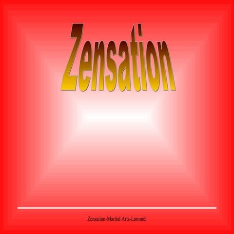 Zensation | PPT | Martial Arts | Sports