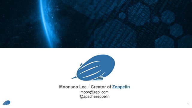 Apache Zeppelin On Kubernetes With Spark And Kafka Meetup Twitter Ppt