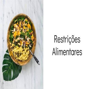 Restrições Alimentares | PDF
