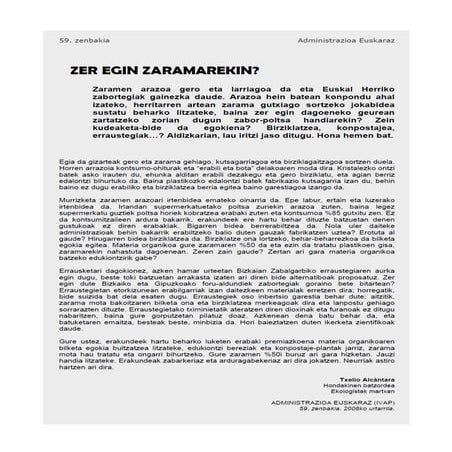 Zer egin zaramarekin | PDF