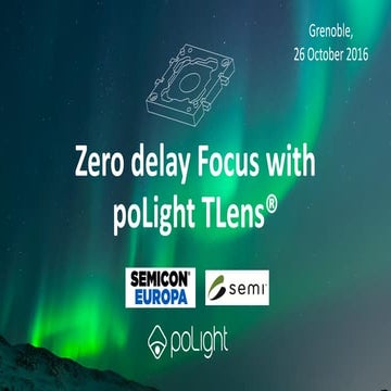 Zero delay-focus-with-poLight TLens | PDF