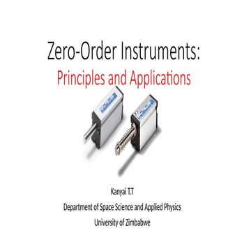 Zero-Order Instruments Kanyai Tapiwa T.pptx