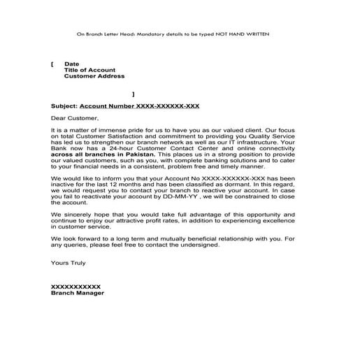 Zero Balance Dormant Accounts One Year | DOC