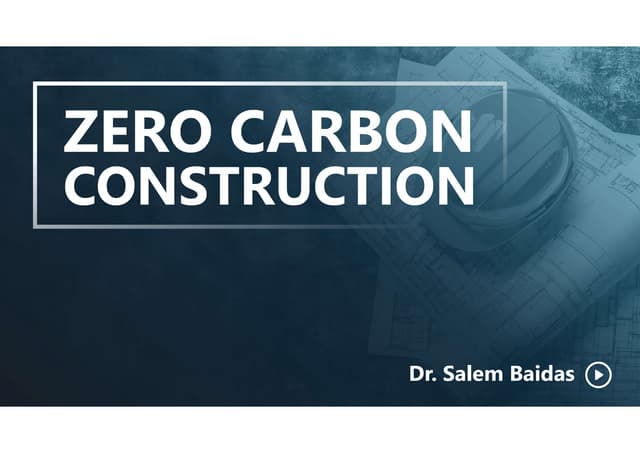 Carbon Neutral Construction | PDF