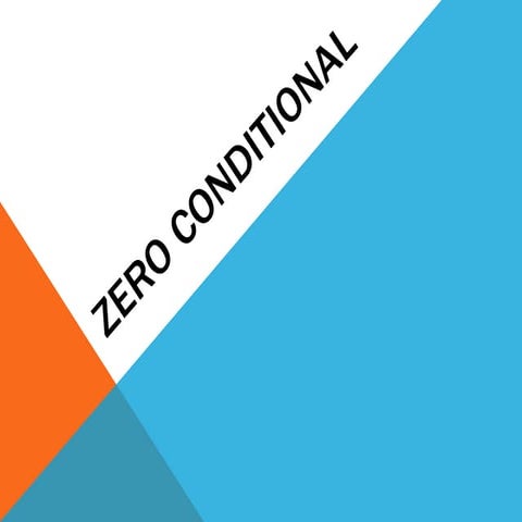 Zero conditional | PPTX | Science
