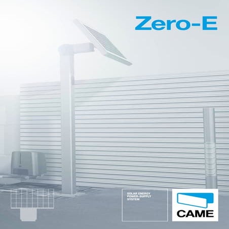 Zero E - SOLAR ENERGY POWER-SUPPLY SYSTEM | PDF