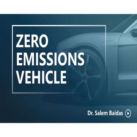 Zero Emission Vehicle | PDF