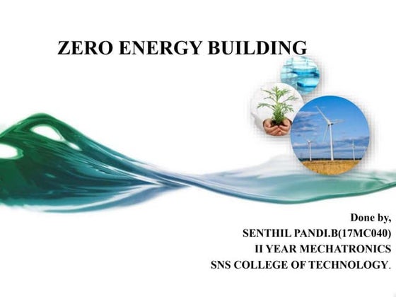 STUDY NET ZERO ENERGY BUILDING | PPTX | Power and Energy Industry ...