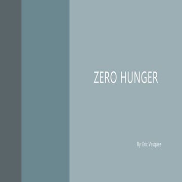 Zero hunger | PPTX