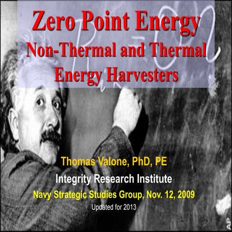 Zero-Point Energy Harvesters | PDF