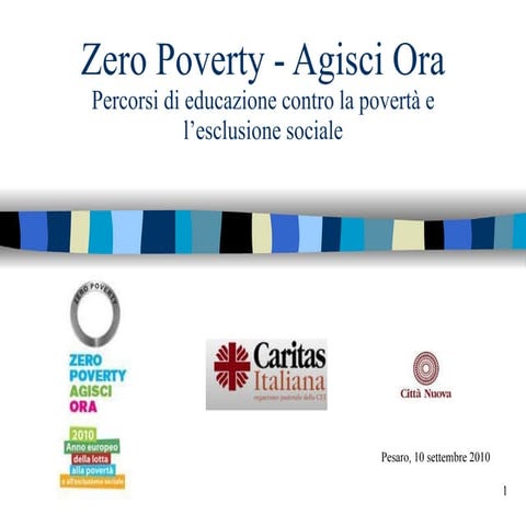 Zero poverty Agisci ora | PPT
