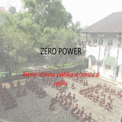 Zero power | PPTX
