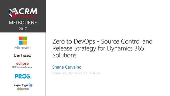 Essential SDK Tools for Dynamics 365/CRM DevOps Journey | PPT