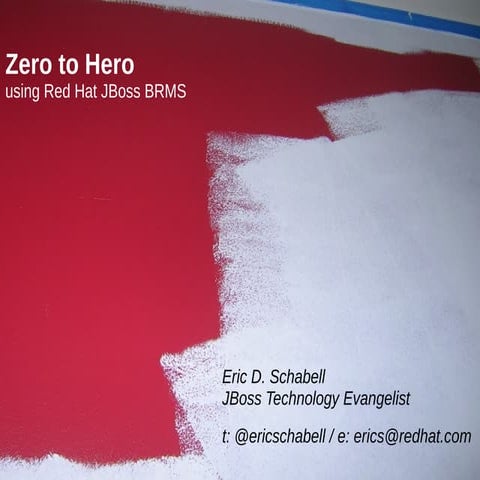 Zero to Hero Using Red Hat JBoss BRMS | ODP
