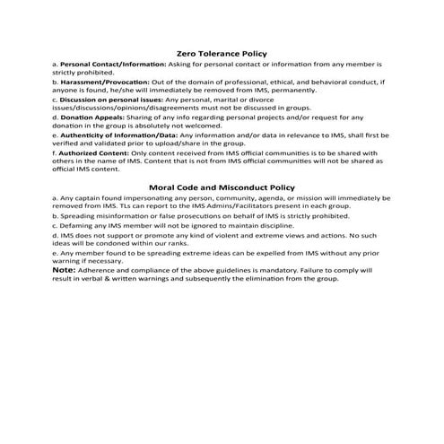 Zero Tolerance Policy.pdf ffffffffffffffffffffffffr | PDF