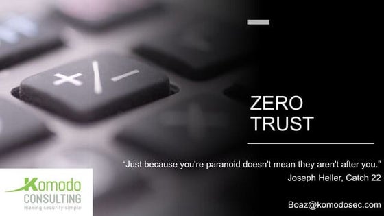 Zero Trust Model Presentation | PDF