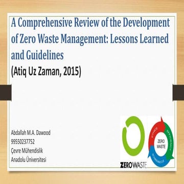 Zero waste | PPTX