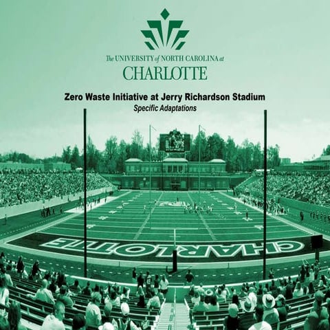 Developing a Football Stadium Zero Waste Initiative | PPTX | College ...