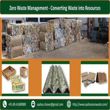 Zero waste management converting waste into resources | PPTX