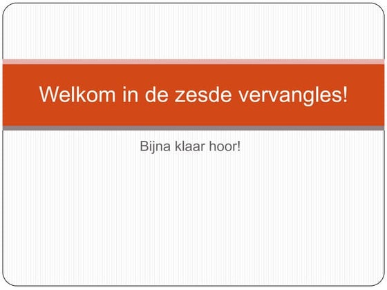 Negentiende les | PPTX