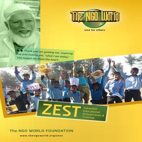 ZEST for changing lives | PDF