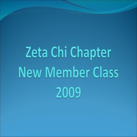 Zeta Chi New Members | PPT