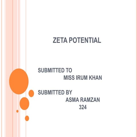 Zeta potential | PPTX
