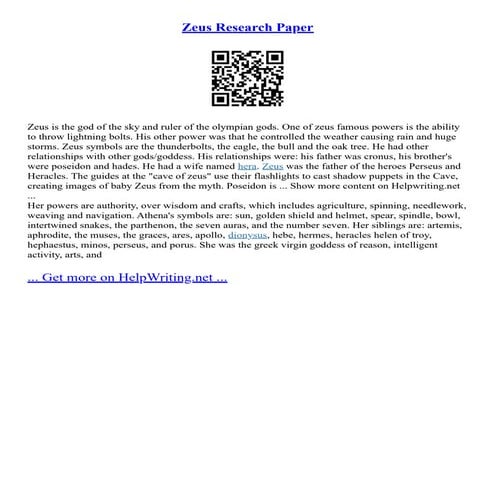 Zeus Research Paper | PDF