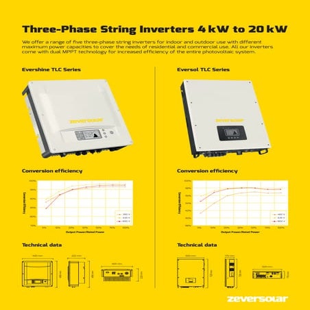 Zeversolar datasheets 3-phase_inverters | PDF