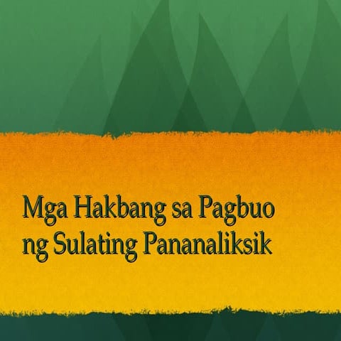 Pagbabalangkas | PPTX