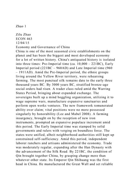 Emergence of china as a global power | PPT