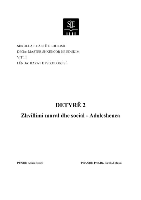 Bullizmi në shkolla | PDF