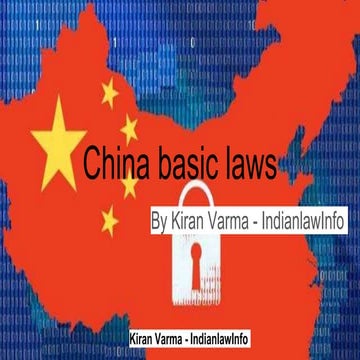 China basic laws | PPTX