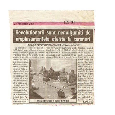 De prin ziare despre Revolutia din '89 | PPT