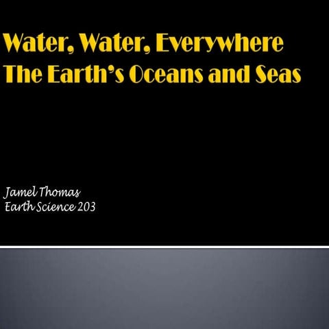 Water, water, everywhere aubrey neri | PPTX