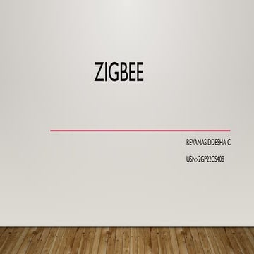 the concept of the zigbee.ppt.pptx.presentation | PPTX