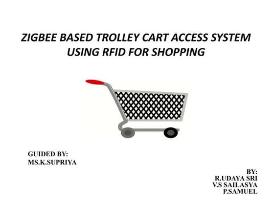 Smart shopping trolley using rfid Leaflet | PPT