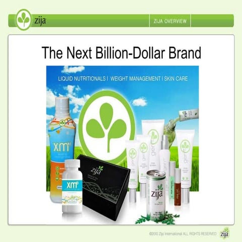 Zija Zija Corporate Overview 2010 | PPT