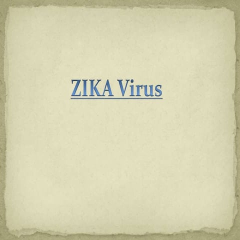 Zika virus | PDF