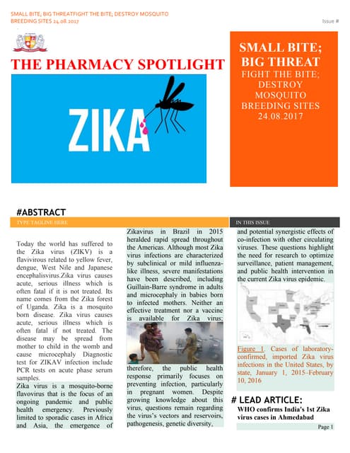 Zika: The Newly Emerging Threat to Mankind | PDF