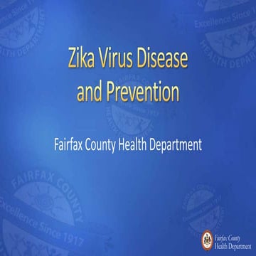 Zika Virus Disease and Prevention | PPTX