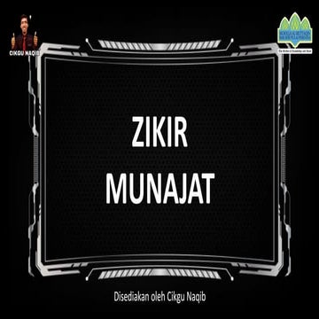 ZIKIR MUNAJAT | PDF