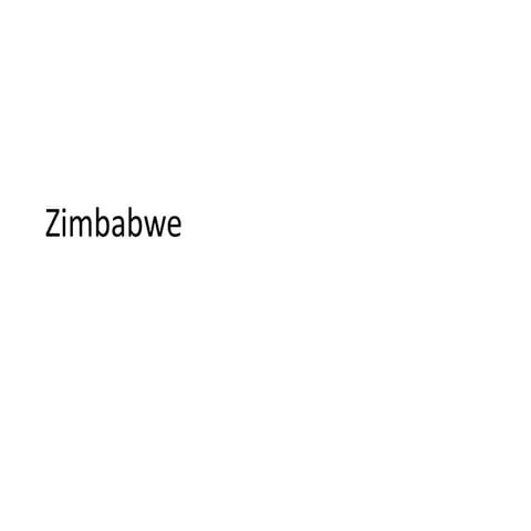 Zimbabwe | PPTX