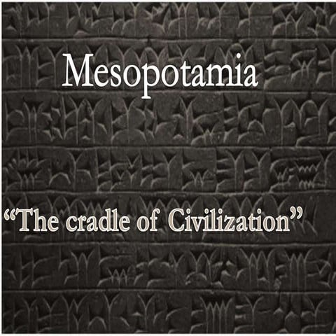 An Mesopotamia civilization | PPT