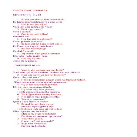 Zinnen voor herhalen PFD | PDF