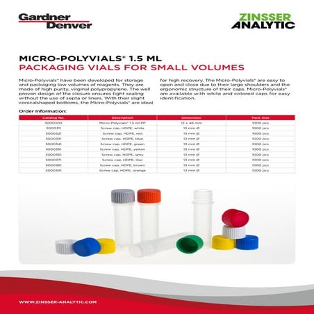 Zinsser Analytic Micro-Polyvials | PDF