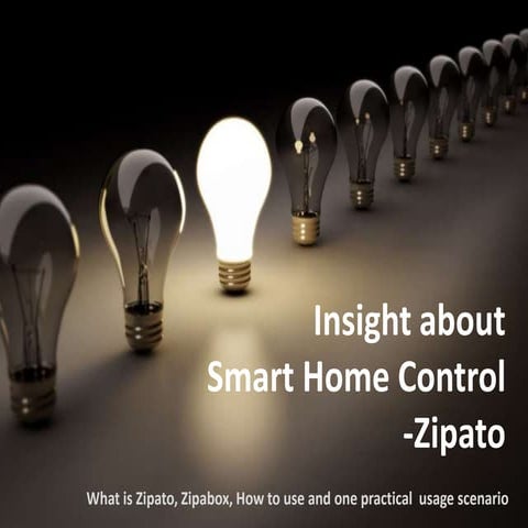 Insight about Smart Home Control -Zipato | PPTX