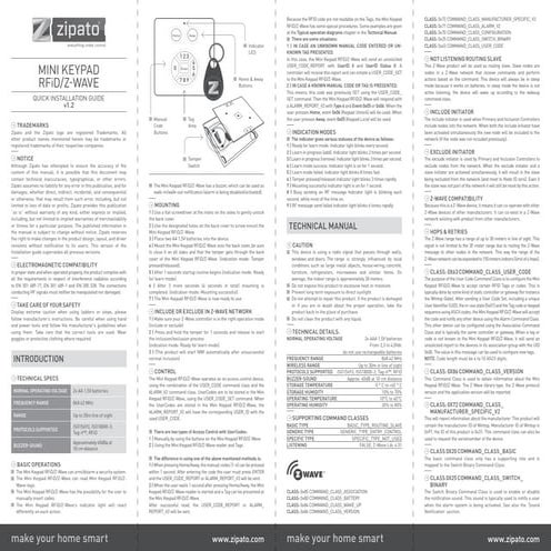 Zipato rfid key code board manual | PDF